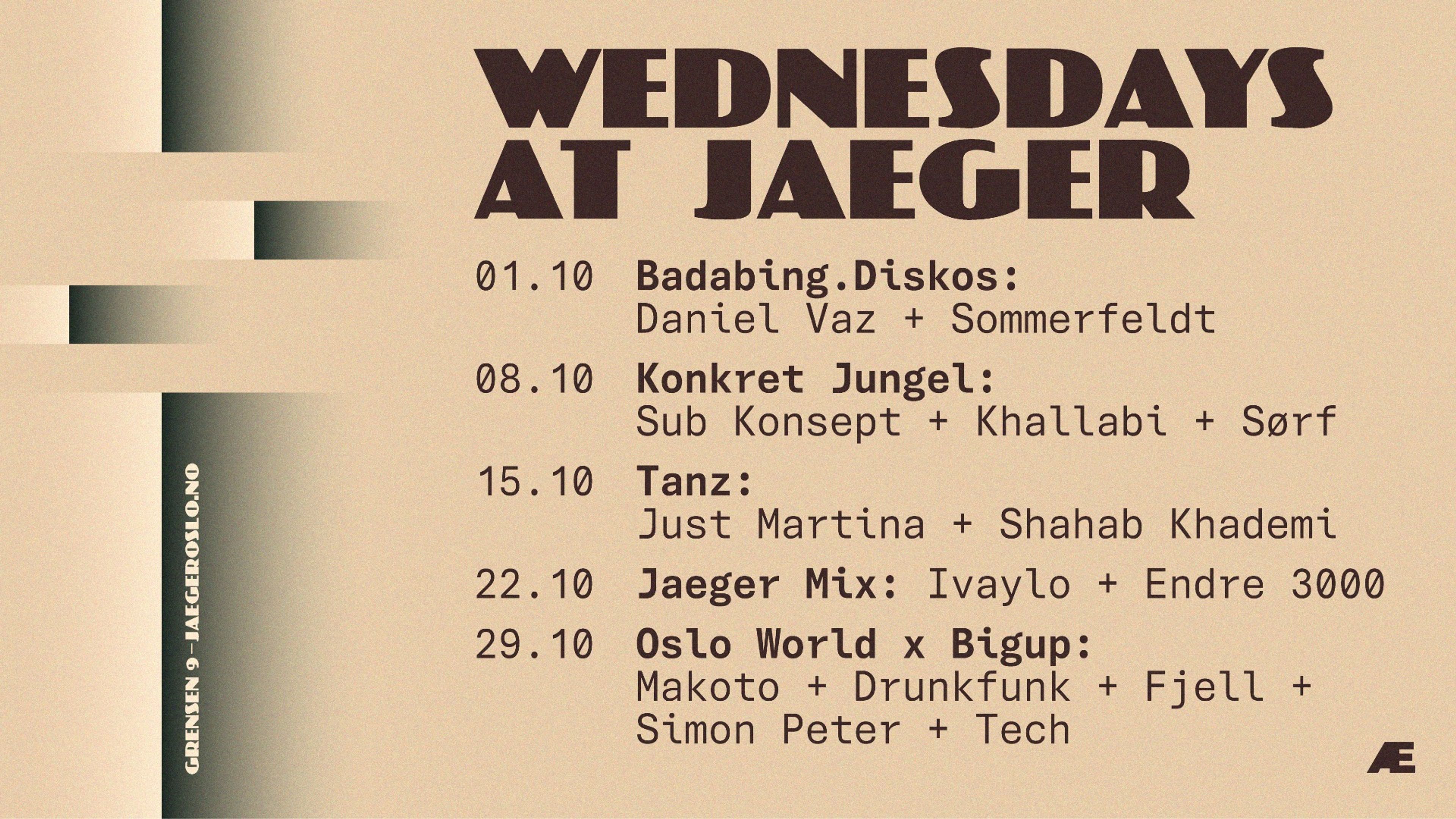 Konkret Jungel: Khallabi + Sørf + Sub Konsept | Broadcast Events